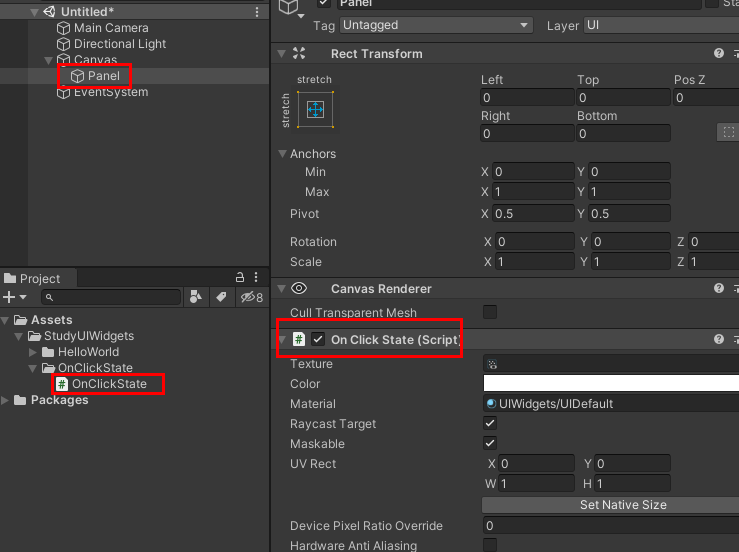 Unity UIWidgets 之 UIWidgets 简单入门使用之 简单点击事件的数据交互使用_ugui getwidget-CSDN博客