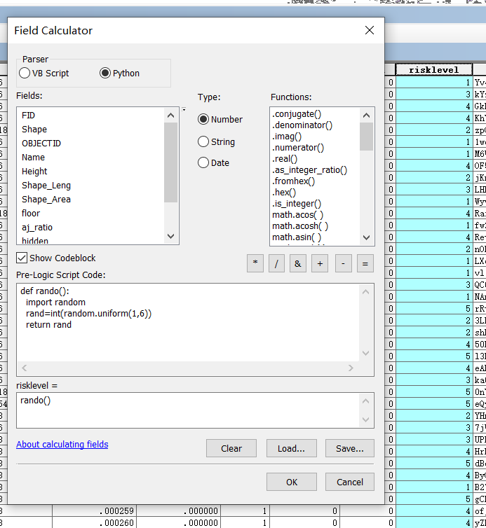arcmap将随机数赋值给某字段（python）_gis中python把总数随机赋值代码-CSDN博客