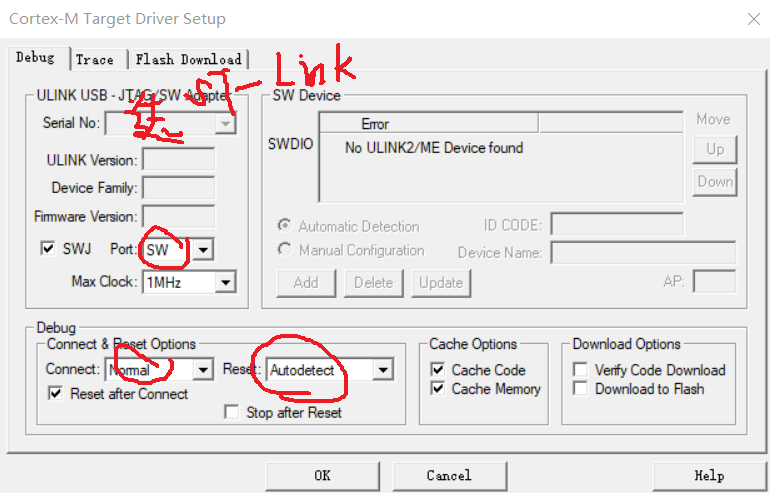 STM32烧录 Error:Flash Download Failed-“Cortex-M3“ 解决方案—ST-Link调试_flashtarget and try it again ...