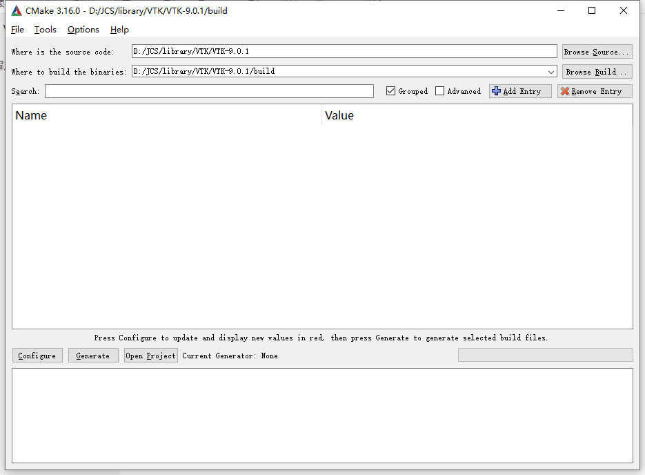 VTK 9.0.1安装并将VTK导入自建工程_you can now install kitware.vtk and start using ac-CSDN博客
