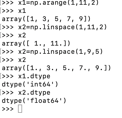 Numpy中的arange和linspace的区别_linspace和arange的区别-CSDN博客