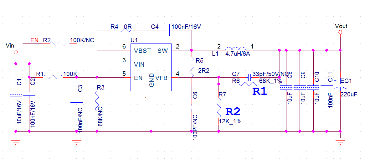 常用的Buck型DC-DC的原理图电路_buck电路实际应用原理图-CSDN博客