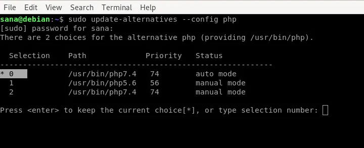 在Debian 10上安装和切换PHP 8、7.4和5.6版本_debian php7.4-CSDN博客