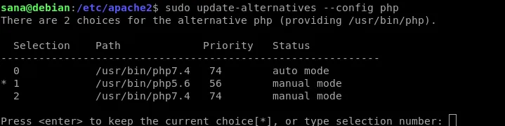 在Debian 10上安装和切换PHP 8、7.4和5.6版本_debian php7.4-CSDN博客