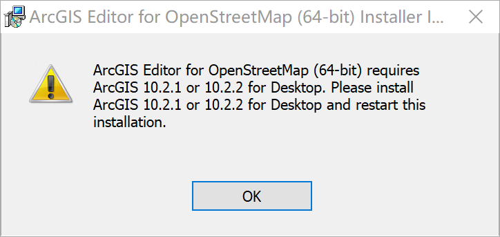 ArcGIS Editor for OSM安装出错_arcgis editor for osm安装错误-CSDN博客