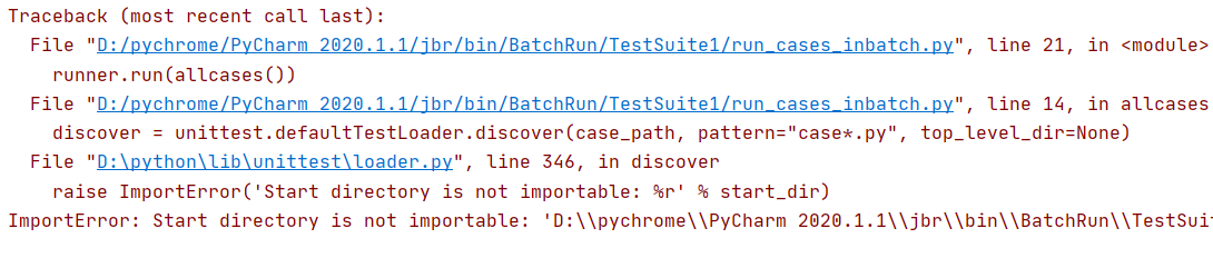 ImportError: Start directory is not importable解决方法-CSDN博客