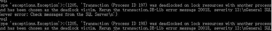 Sqlserver 死锁，事务进程 Id与另一个进程被死锁在锁资源上，并且已被选作死锁牺牲品。请重新运行该事务sqlserver 事务与另一个进程被死锁在锁资源上 Csdn博客
