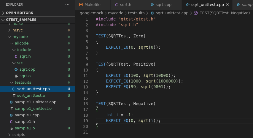 gtest使用入门(4)-函数的单元测试_gtest测试的函数,函数中有其它调用的函数-CSDN博客