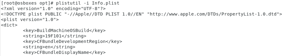 CentOS上 如何查看Info.plist信息_ipa 解压 info.plist 乱码-CSDN博客