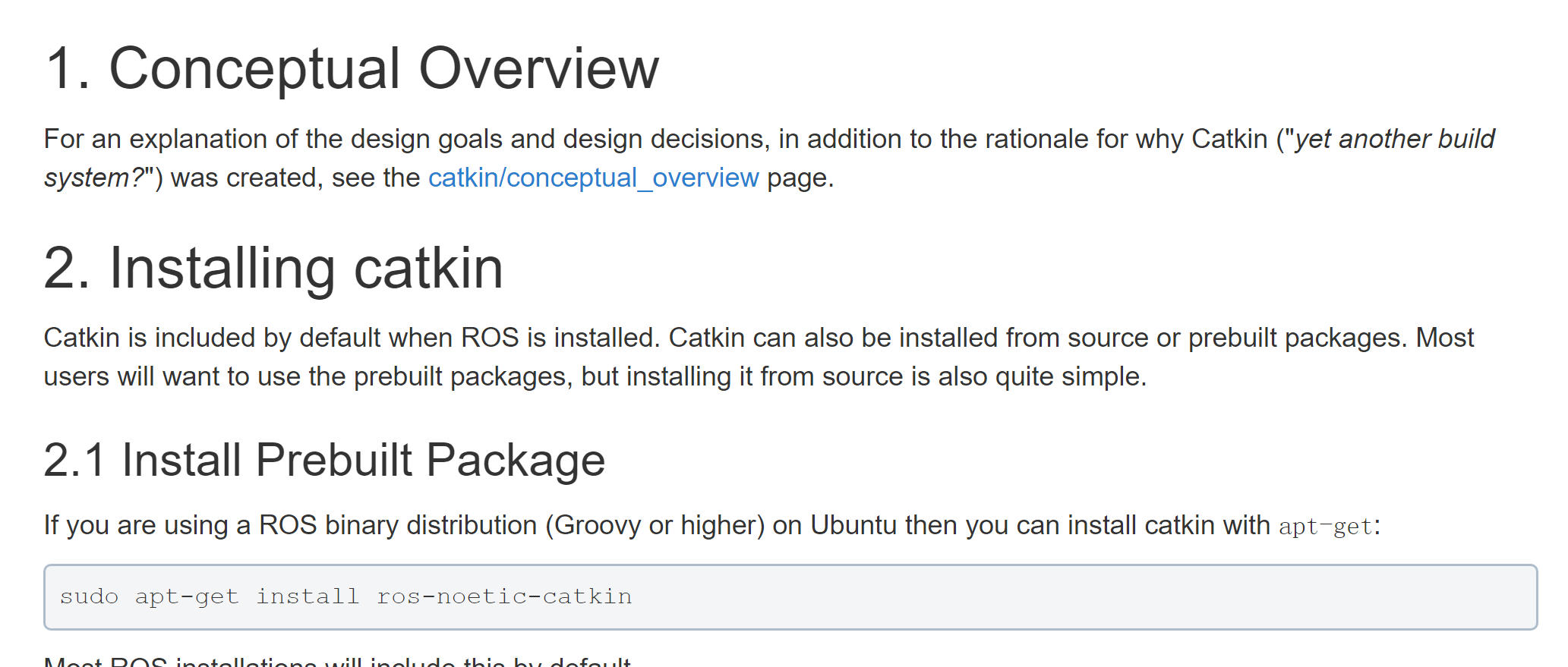 程序“catkin_init_workspace”尚未安装。 您可以使用以下命令安装： sudo apt install catkin-CSDN博客