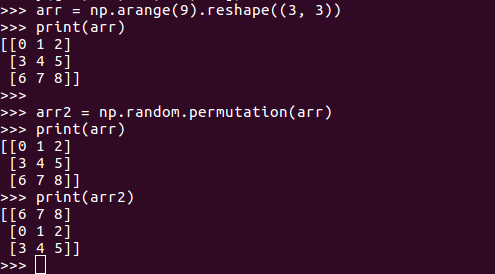 【Numpy】中np.random.shuffle()与np.random.permutation()的用法和区别_np.random.shuffle()函数-CSDN博客