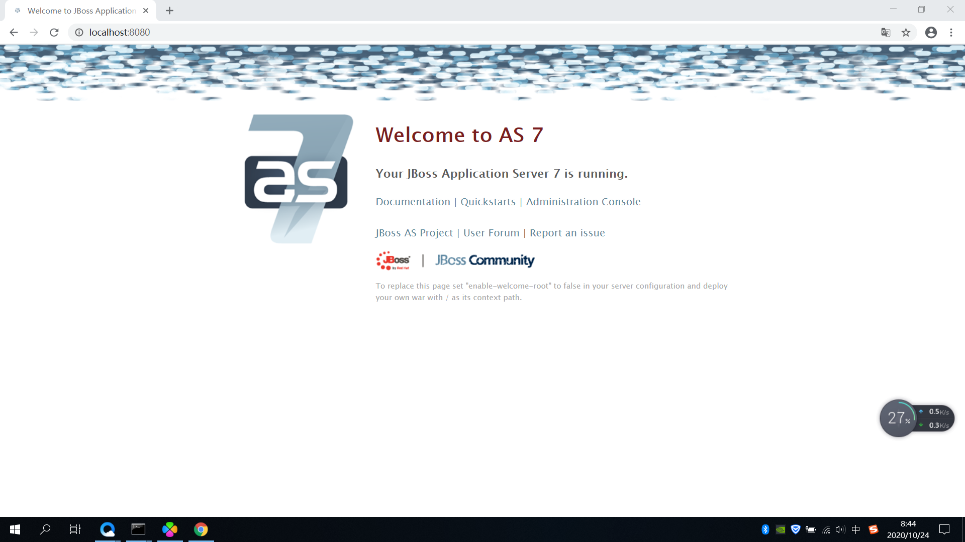 JBOSS的安装配置以及部署项目(Windows10)_怎样把一个html项目部署到jboss-CSDN博客