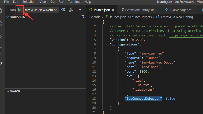 VSCode使用EmmyLua调试Lua代码_vscode emmylua-CSDN博客