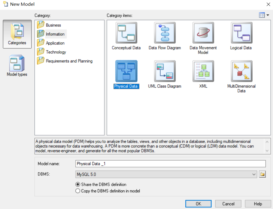 PowerDesigner Introducción y uso - programador clic