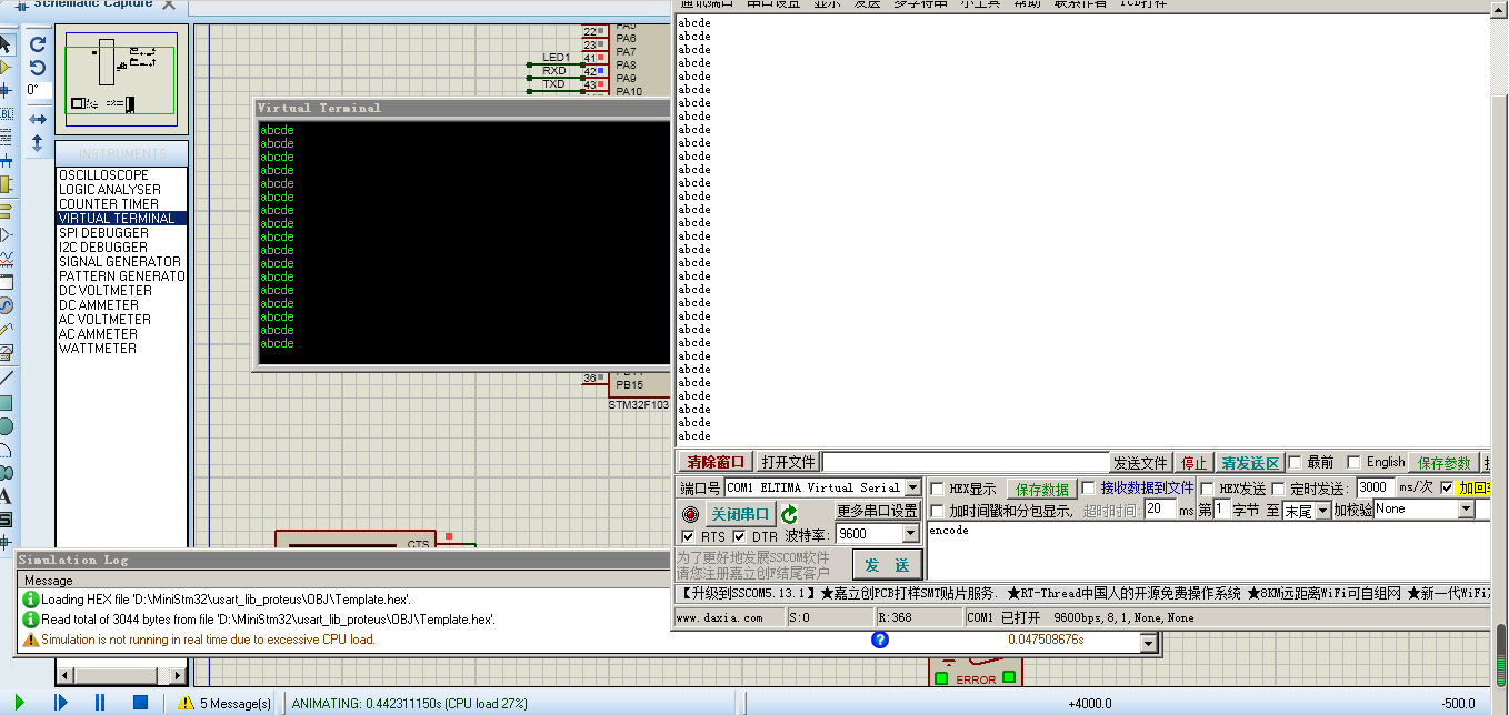 解决proteus8.6 串口调试出乱码_proteus乱码-CSDN博客