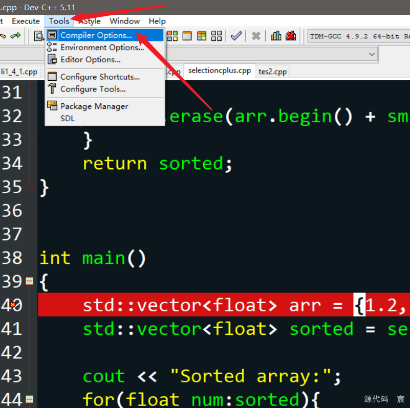 成功解决c编译器报错 Error In C98 ‘arr‘ Must Be Initialized By Constructor Not By