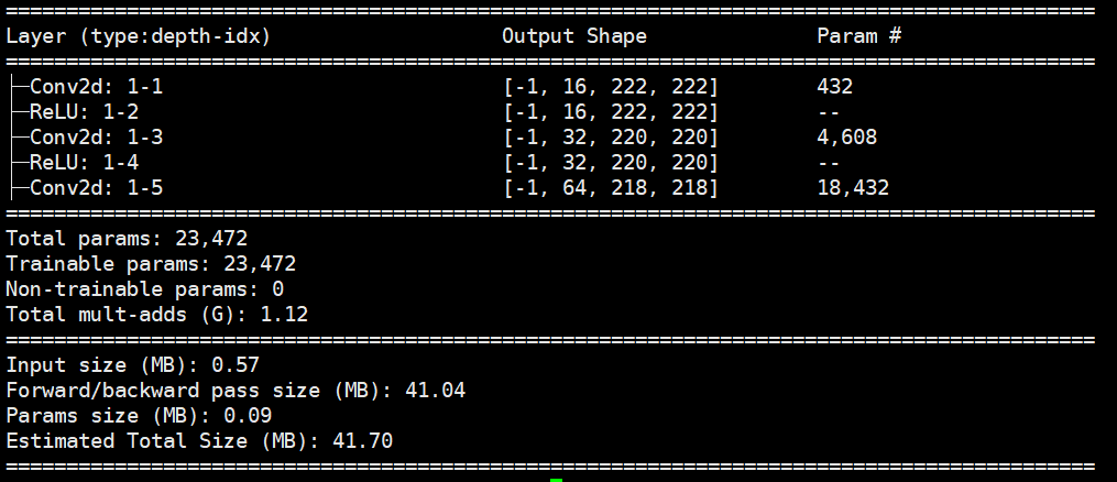 pytorch命令行打印模型结构的两种方法及对比_print(torch.device)-CSDN博客