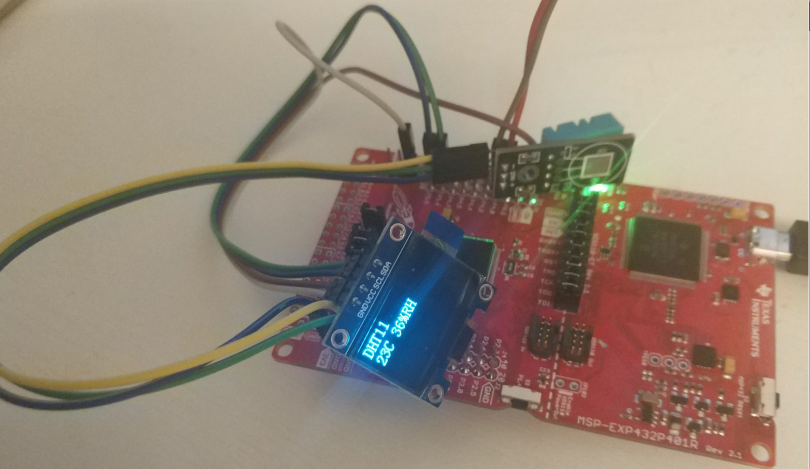 MSP432 P401R 单片机 读取DHT11 串口发送温湿度 OLED显示温湿度 温湿度检测_使用msp-exp432p401r测温度-CSDN博客