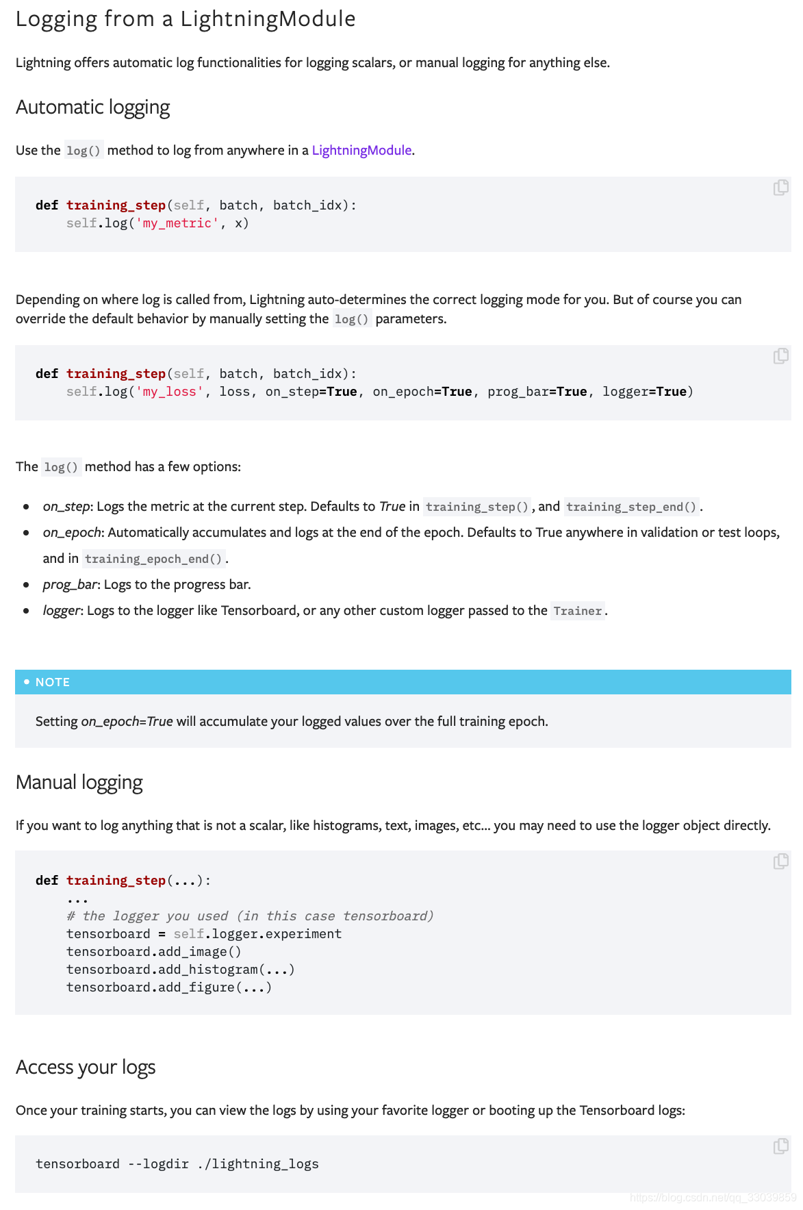 201024 5步pytorchlightning中设置并访问tensorboardpytorch Lightning 读取tensorboardlogger Csdn博客 5245