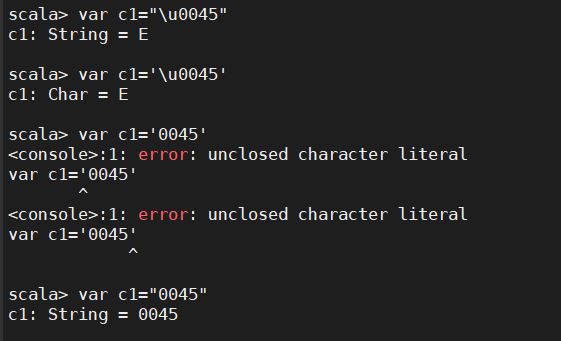 scala常见Bug---error: unclosed character literal-CSDN博客