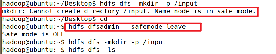 Mkdir Cannot Create Directory Input Name Node Is In Safe Modemkdir显示in Safemode Csdn博客