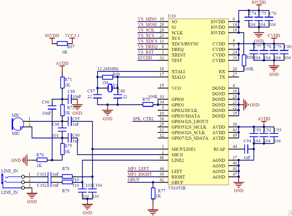 STM32学习心得三十五（上）：VS1053实验之RAM测试及正弦测试_stm32最小系统板 vs1053-CSDN博客