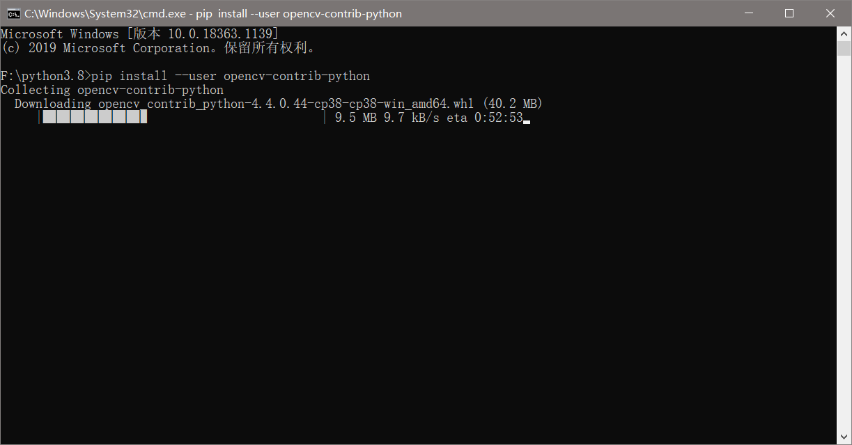 解决opencv-contrib-python无法通过pycharm编辑器导入问题_opencv-contrib-python could not install packages d-CSDN博客
