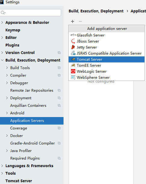 IDEA整合Tomcat服务器（IDEA没有Application Server选项）_idea 没有>application servers-CSDN博客