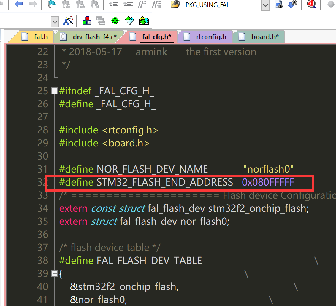 RT_Thread基于STM32F407 FAL组件使用（片内FLASH+W25Q128）_rt-thread stm32f4 fal-CSDN博客