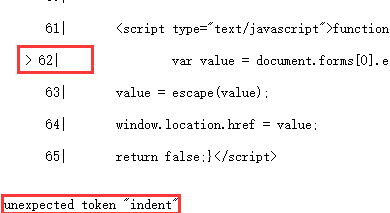 jade报错 unexpected token “indent“_unexpected token "indent-CSDN博客