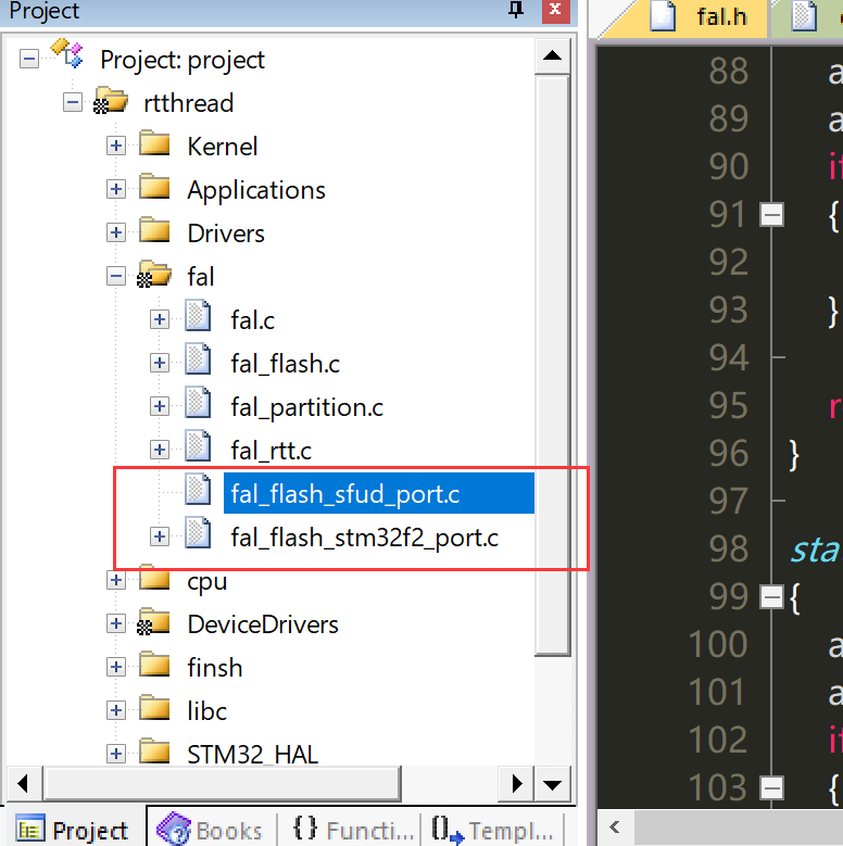 RT_Thread基于STM32F407 FAL组件使用（片内FLASH+W25Q128）_rt-thread stm32f4 fal-CSDN博客