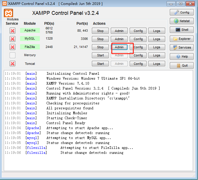 FileZilla的使用简章-XAMPP自带FileZilla_xampp filezilla-CSDN博客