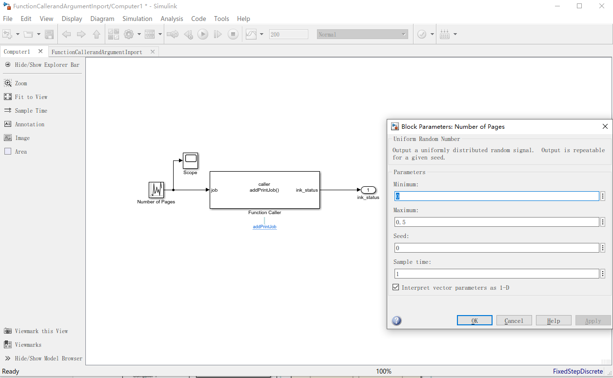 Simulink中Functioncaller和 Simulink Function 与Stateflow调用_function caller-CSDN博客