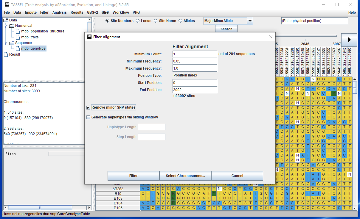 GWAS全基因组关联分析：TASSEL 5.0 Windows版软件使用教程_tassel5 thinsite-CSDN博客