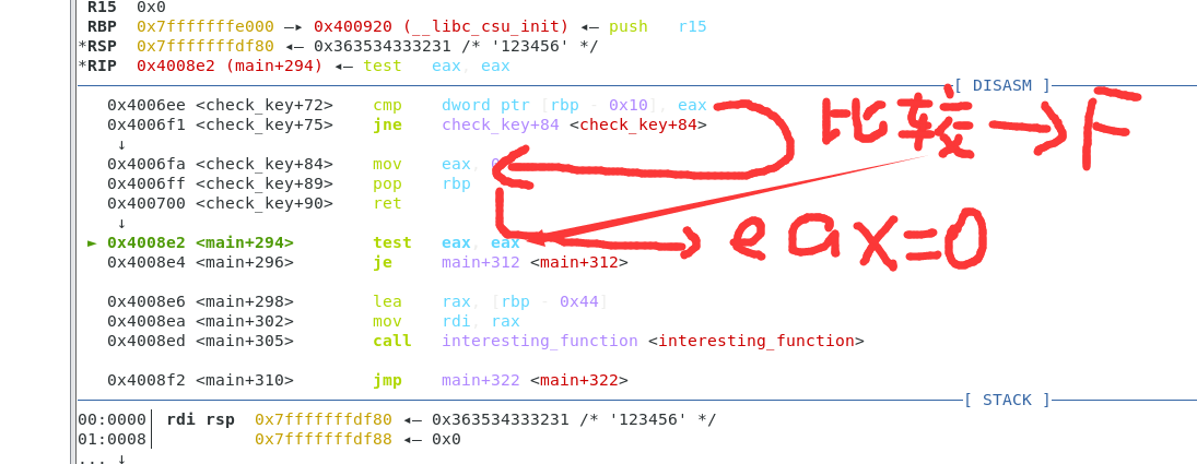 攻防世界 高手区 simple-check-100 —— gdb动态调试绕过判断函数_攻防世界check-CSDN博客