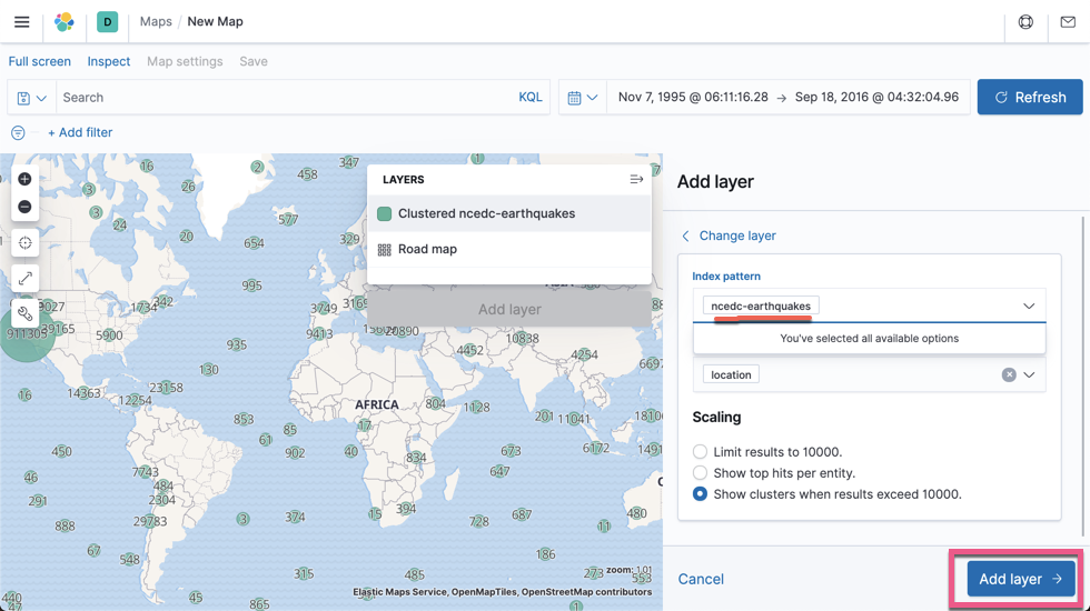 Kibana：在 Kibana 中使用 Maps 和 Timelion 分析地震数据_kibana timeline expression ...