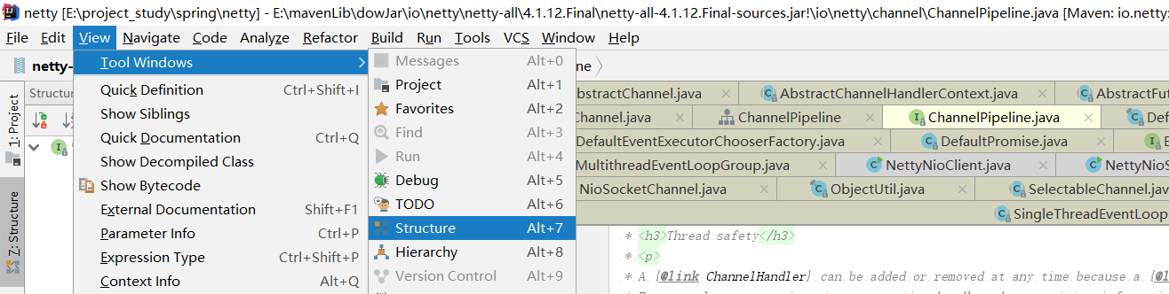 intellij idea how to quickly view all of the methods in the current ...