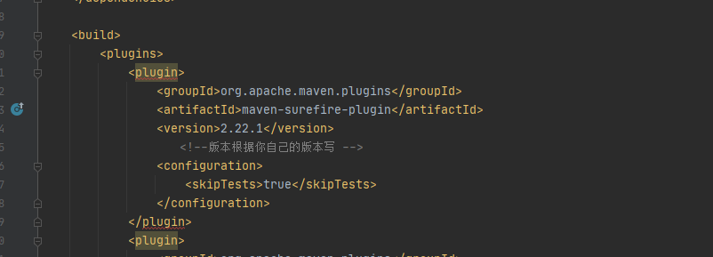 Element ‘plugin‘ cannot have character [children], because the type‘s content type is element ...
