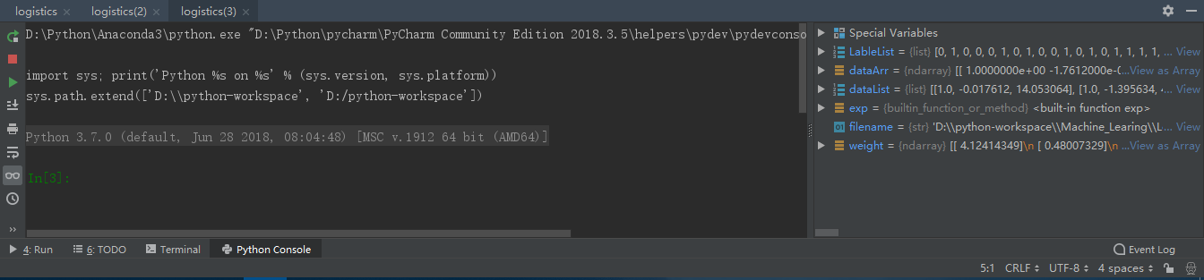Python Console and Terminal in Pycharm - Programmer Sought
