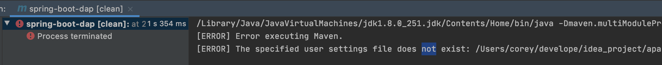 解决 maven clean 报错 Process terminated_maven clean process terminated-CSDN博客