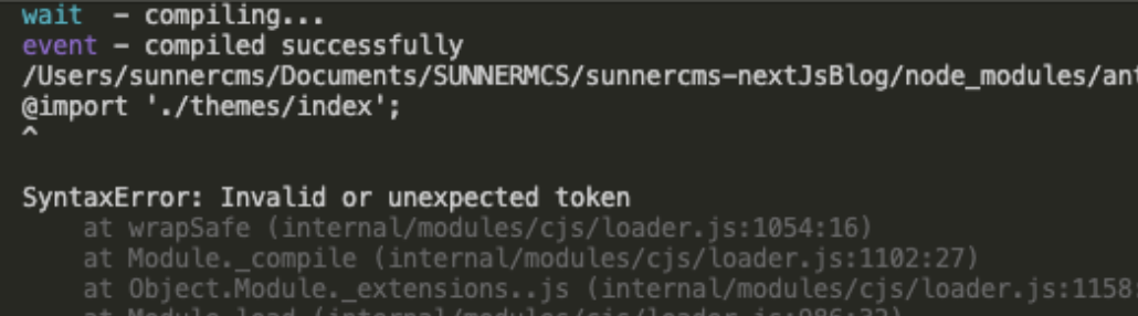 Nextjs中antd引入以及按需加载nextjs Antd Csdn博客 
