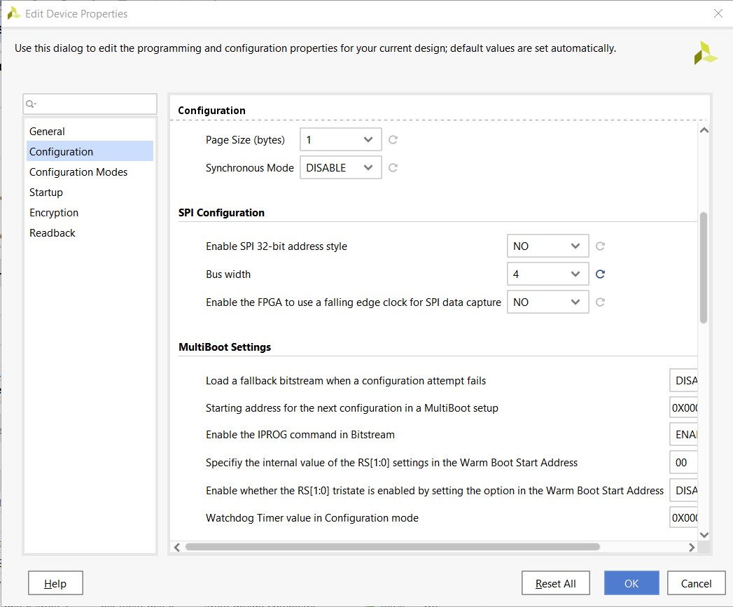 Vivado2019.1 下BITSTREAM CONFIG SPI_BUSWIDTH 设置笔记_config spi buswidth-CSDN博客