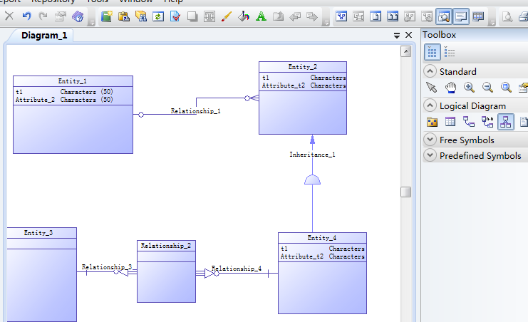 PowerDesigner基本使用 - 创建逻辑数据模型_powerdesigner 逻辑模型-CSDN博客