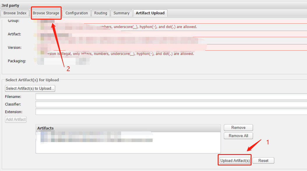 Maven的私服管理（Nexus）和jar包上传（界面和idea中）_artifact upload-CSDN博客
