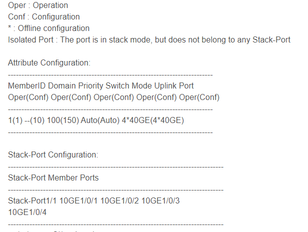 Huawei-Switch Stack Configuration - Programmer Sought