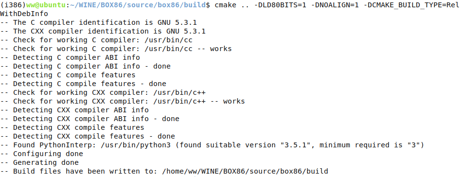 X86_64（优麒麟）系统下构建 i386 文件系统并编译Box86运行wine_box86 wine-CSDN博客