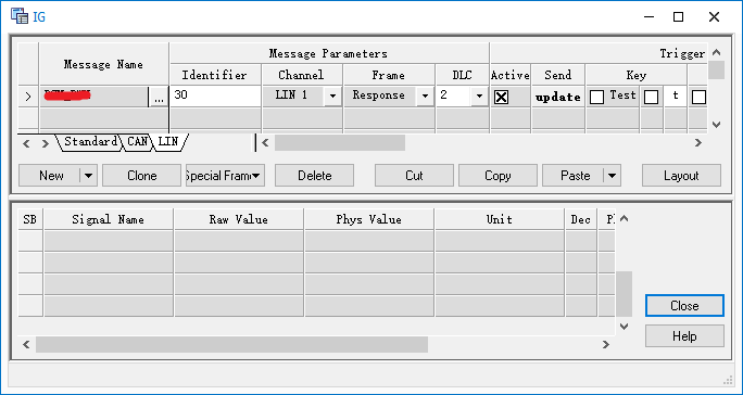 CANoe sends LIN message - Programmer Sought