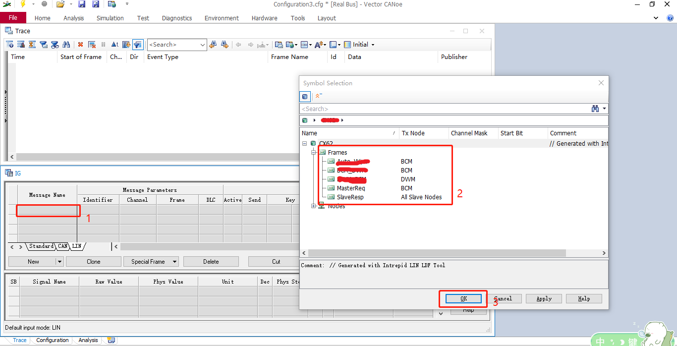 CANoe sends LIN message - Programmer Sought