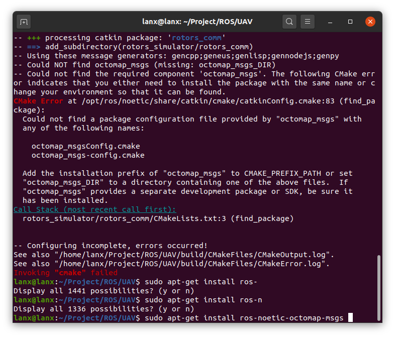 Ros——工程编译出错：could Not Find A Package Configuration File Provided By Csdn博客