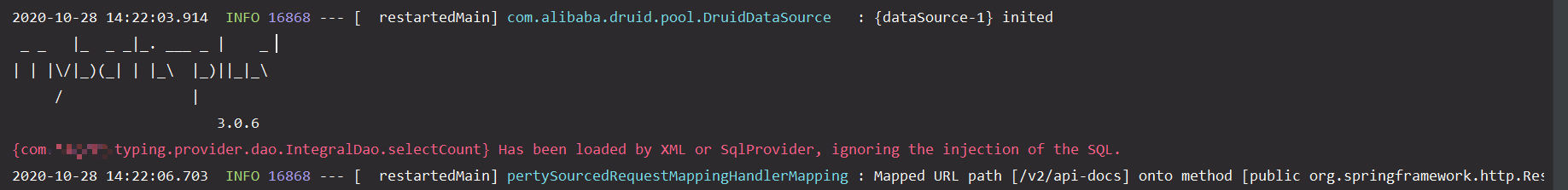 Has been loaded by XML or SqlProvider, ignoring the injection of the SQL.-CSDN博客